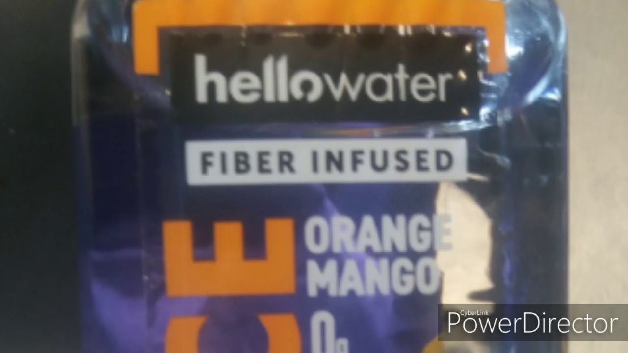 Hello Water Fiber Infused Orange Mango Dance Review - YouTube