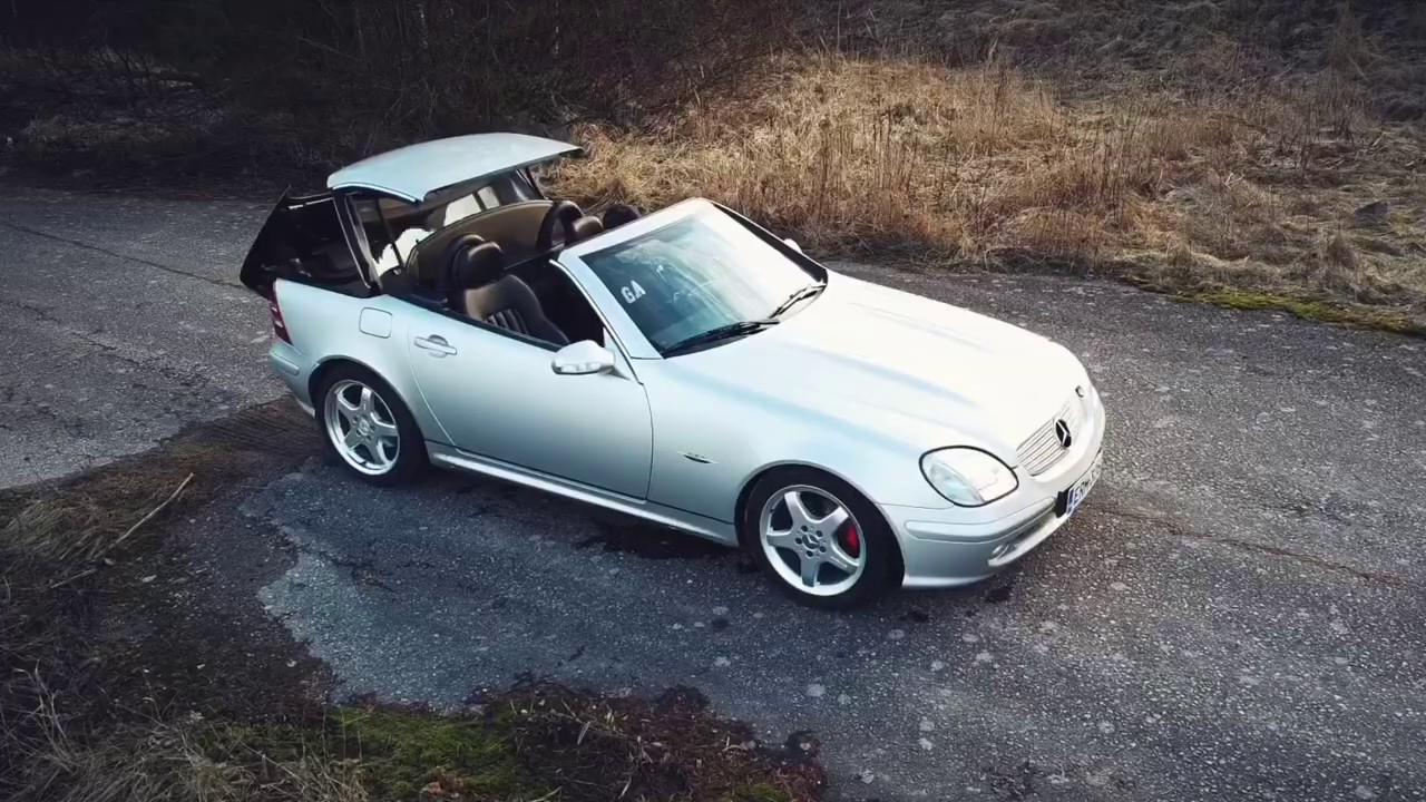 SLK R170 roof test 8 March 2020 - YouTube