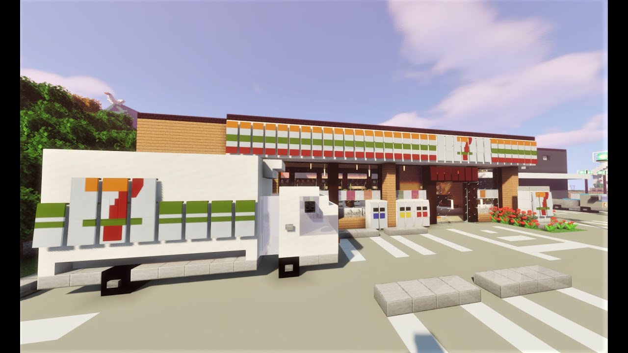 [Minecraft] 7 Eleven Tour Inspirated for Amaguri/Inspirado - YouTube