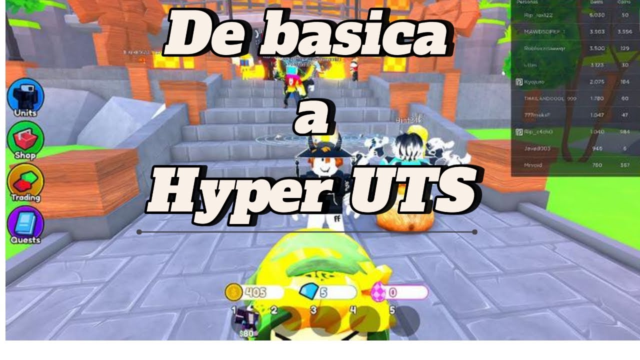 Roblox de basica a hyper UTS el primer dia i puede ser que el mejor ...
