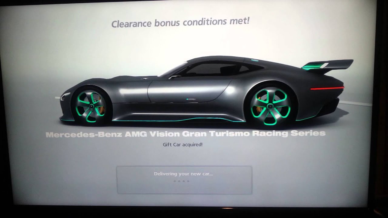 GT6 Gift Car MERCEDES-BENZ AMG VGT RACING SERIES - YouTube