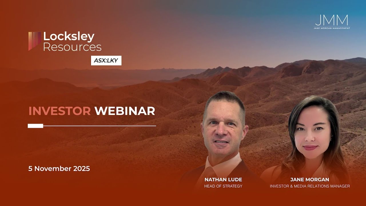 Locksley Resources (ASX:LKY) - Investor Webinar - 5 November 2025 - YouTube