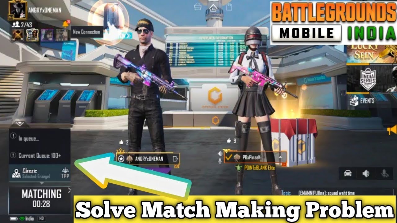 How To Fix BGMI Match Making Problem | BGMI Current Queue Problem Fixed ...