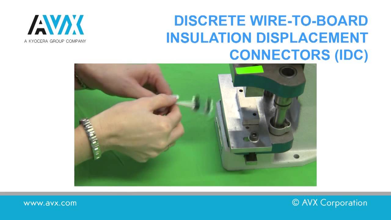 Series 917X Standard IDC Connectors with Arbor Press - YouTube