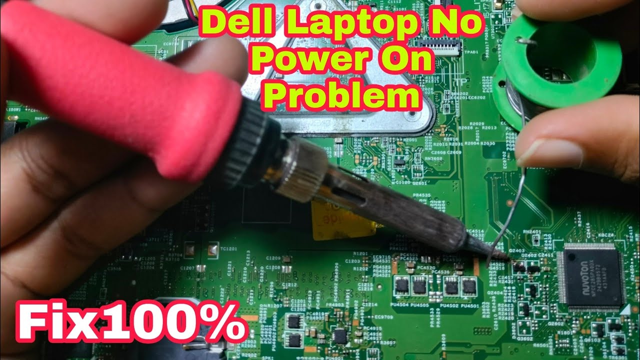 Fix100% Dell Laptop No Power On Problem| Dell 15-3542 Power Button ...
