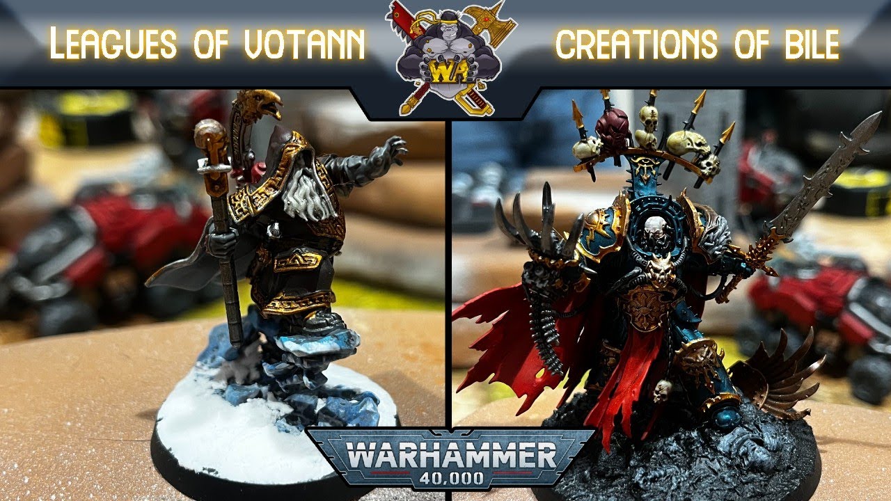 Warhammer 40K: Leagues of Votann VS Chaos Creations of Bile - YouTube