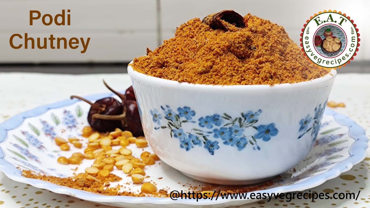Chutney Podi Recipe | How to make Chutney Podi | Podi Chutney for idli ...