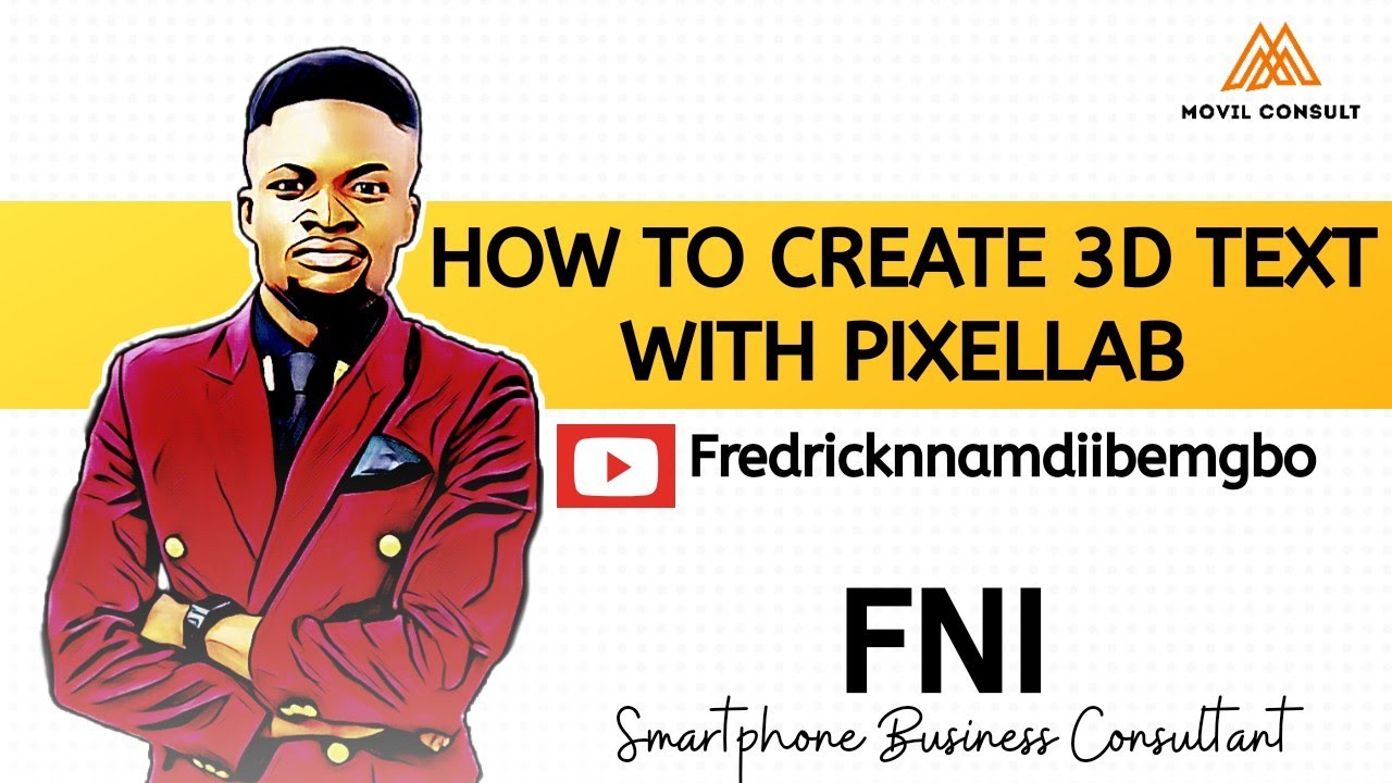 How to Create 3D Text with Pixellab - YouTube