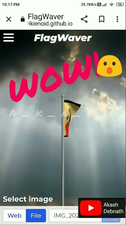 How to make your animated flag #FlagWaver#Shorts #donaldtrump #ai - YouTube