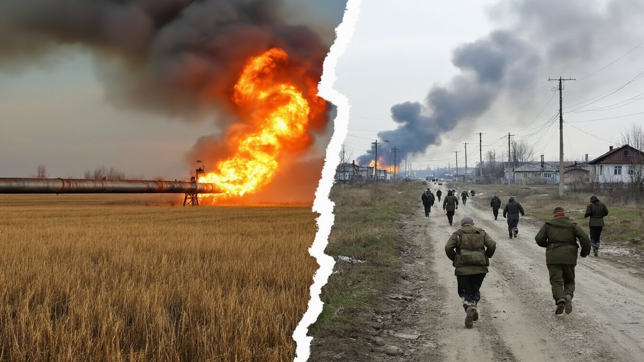 INFERNO IN OMSK! GAS PIPELINE BLAST NEAR THE CITY FORCES INDUSTRIAL ...