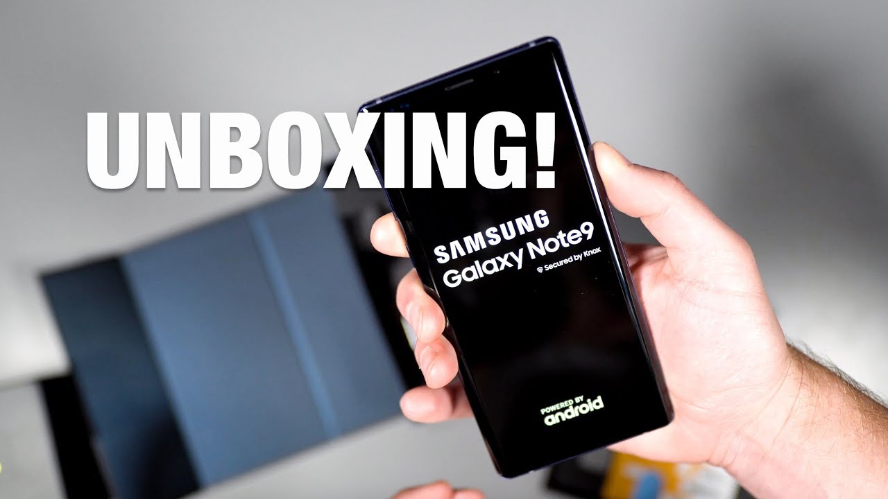 Galaxy Note 9 Unboxing and Tour! - YouTube