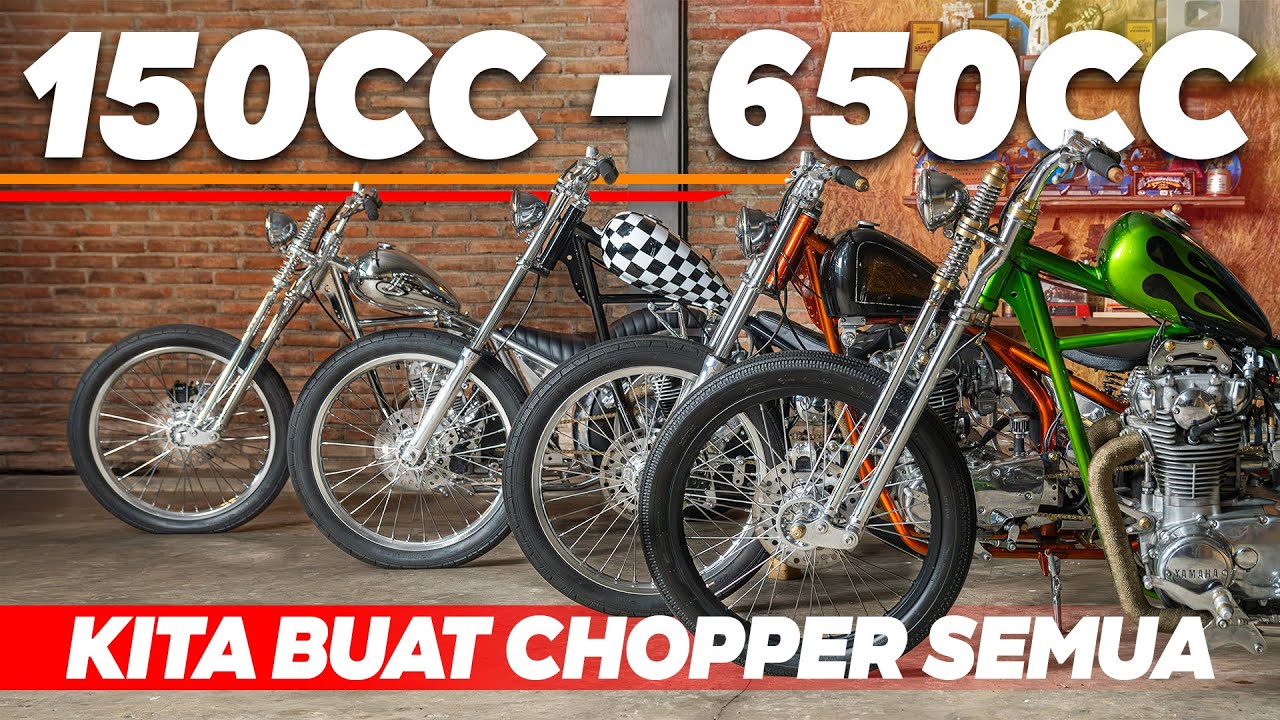 MESIN MANA YANG COCOK BUAT CHOPPER KALIAN?? BAHAS DARI MESIN 150CC ...