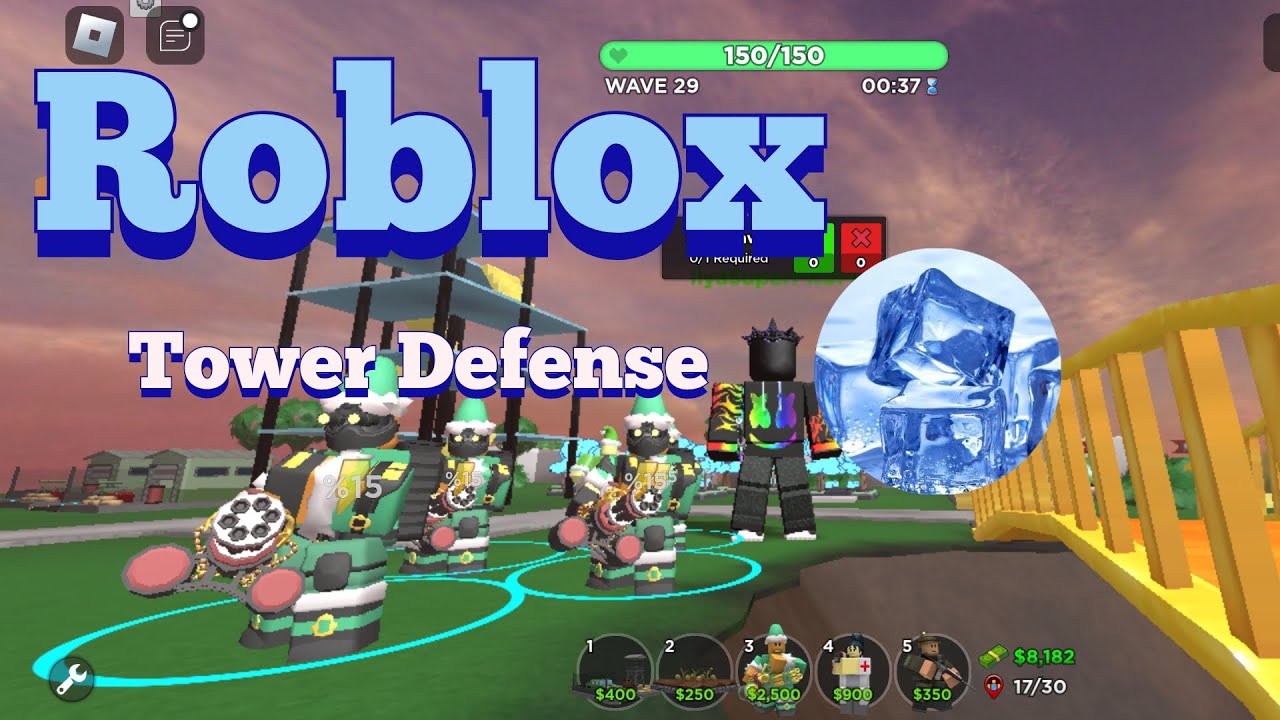 Roblox Tower Defense прошли на сложности плавленний - YouTube