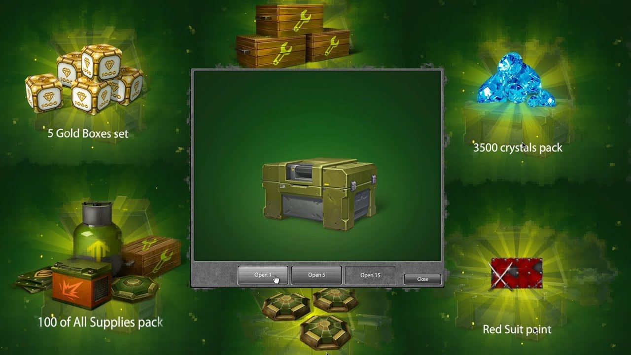 Tanki Online | Massive Container Openings (200+ Containers) | Black ...