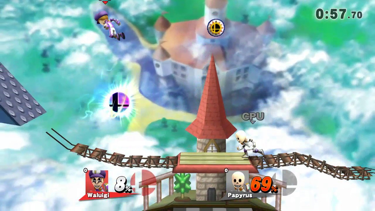 Papyrus vs Waluigi Sm4sh - YouTube