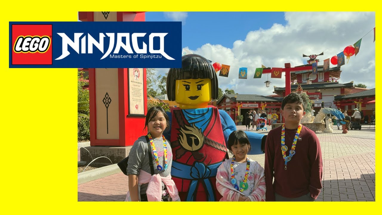 Legoland Trip!! Ninjago the Ride and Ninjago Training Camp Playground ...