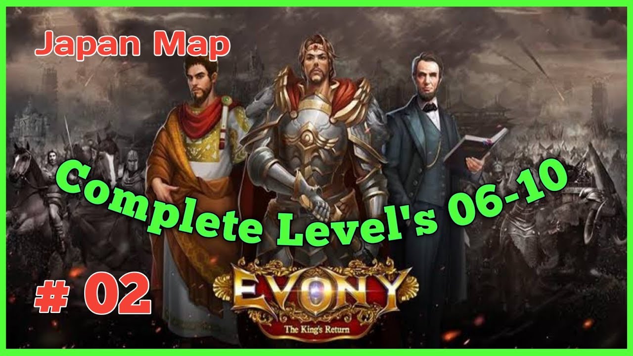 EVONY:The Kings Return - All Levels (6-10) Puzzle SOLUTIONS Japan Map ...