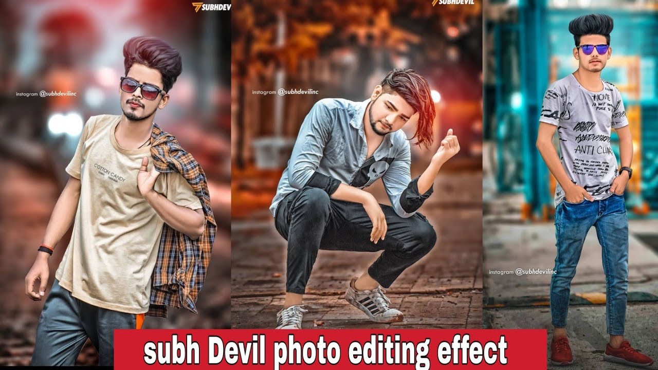 How to edit photo like subh Devil effect🔥||subh Devil oil painting ...