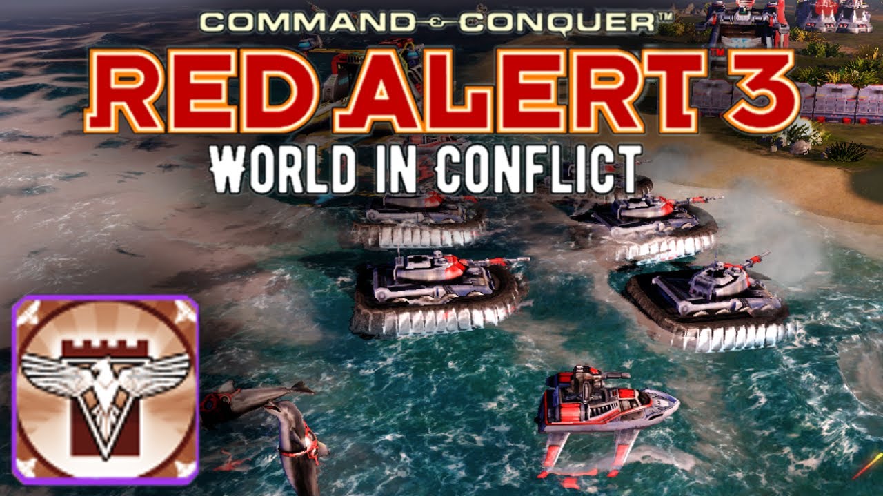 Red Alert 3 World in Conflict Mod | Allied Regional Control FFA - YouTube