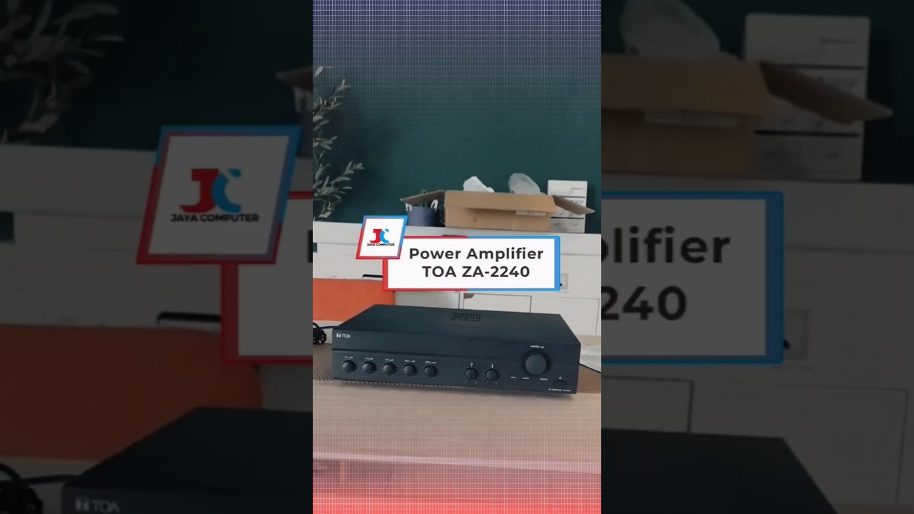 Power Amplifier TOA ZA-2440 Untuk Masjid. #toa #amplifier # ...