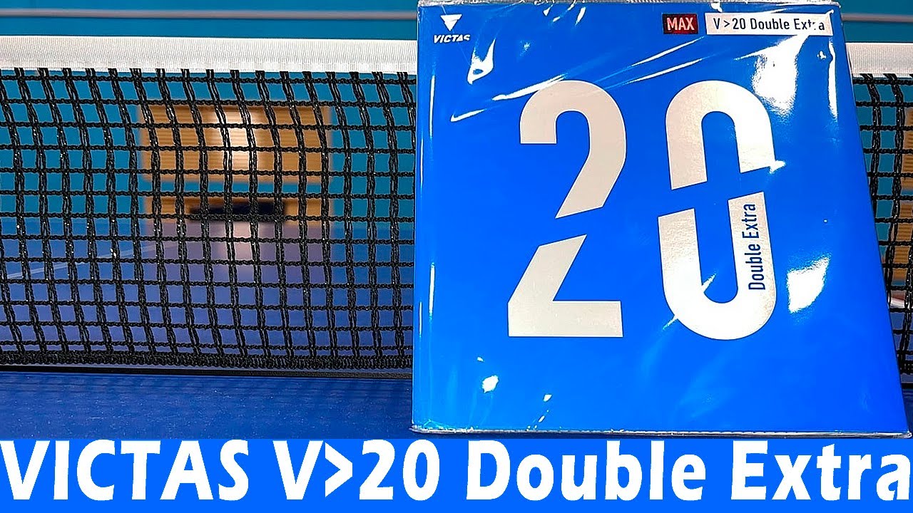 Новинка от Victas! Victas V 20 DOUBLE EXTRA! Обзор на накладку для настольного тенниса - YouTube