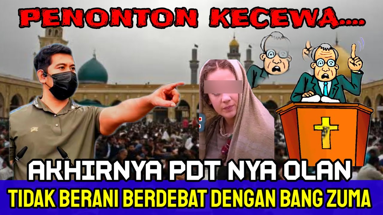 PENONTON KEC3WA, AKHIRNYA PDT NYA OLAN TIDAK BERANI BERDEBAT DENGAN BANG ZUMA - YouTube