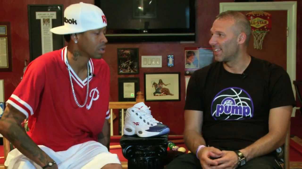 Allen Iverson remembering his shoe as a rookie - YouTube