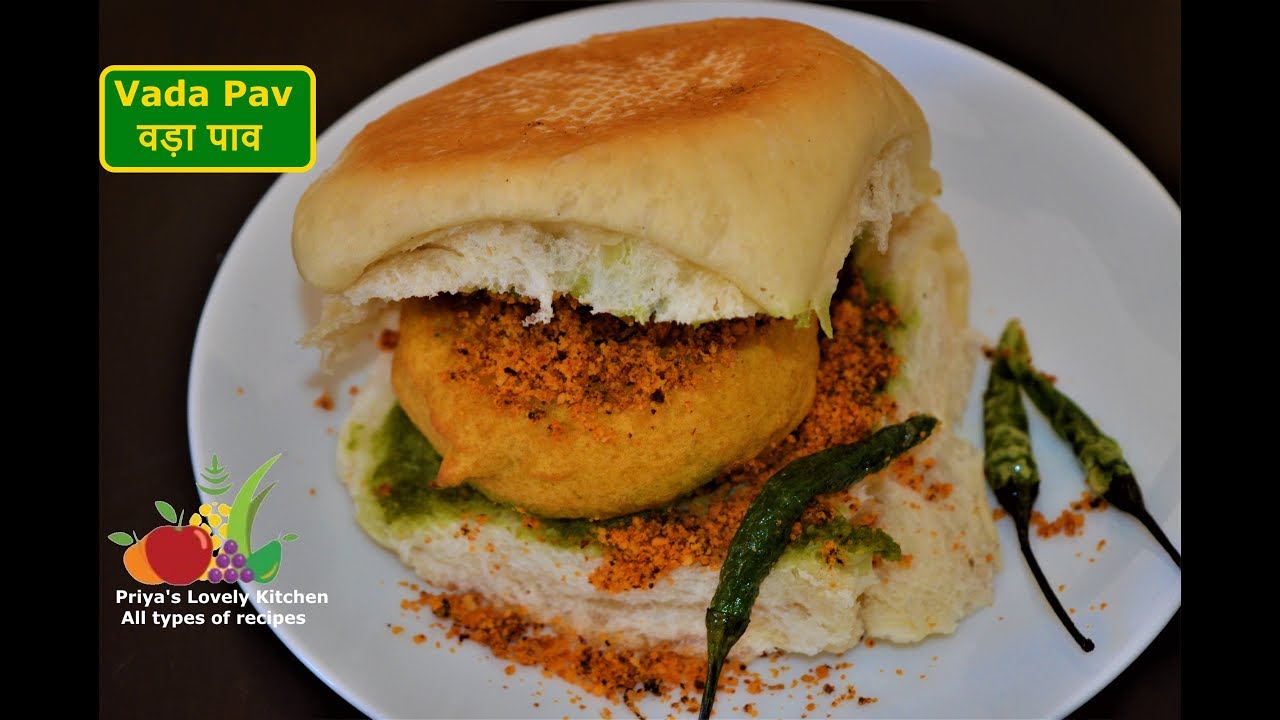 Vada Pav recipe (वड़ा पाव) | Mumbai Vad Pav Recipe | Street Food ...