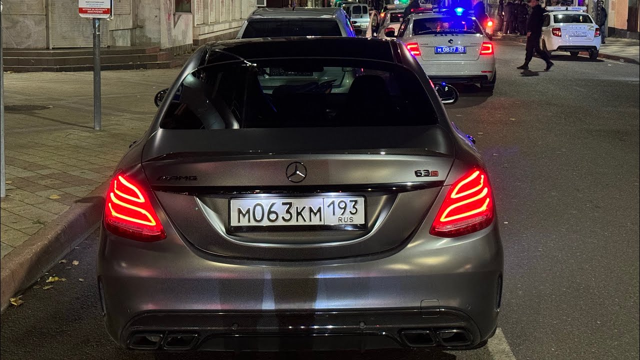 КУПИЛ В 19 ЛЕТ C63S/ШУМ В ЦЕНТРЕ ГОРОДА - YouTube