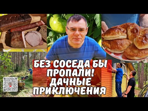 Без соседа бы пропали! Дачные приключения на даче. Хлеб и колбаса с хутора-дегустация эстонской еды