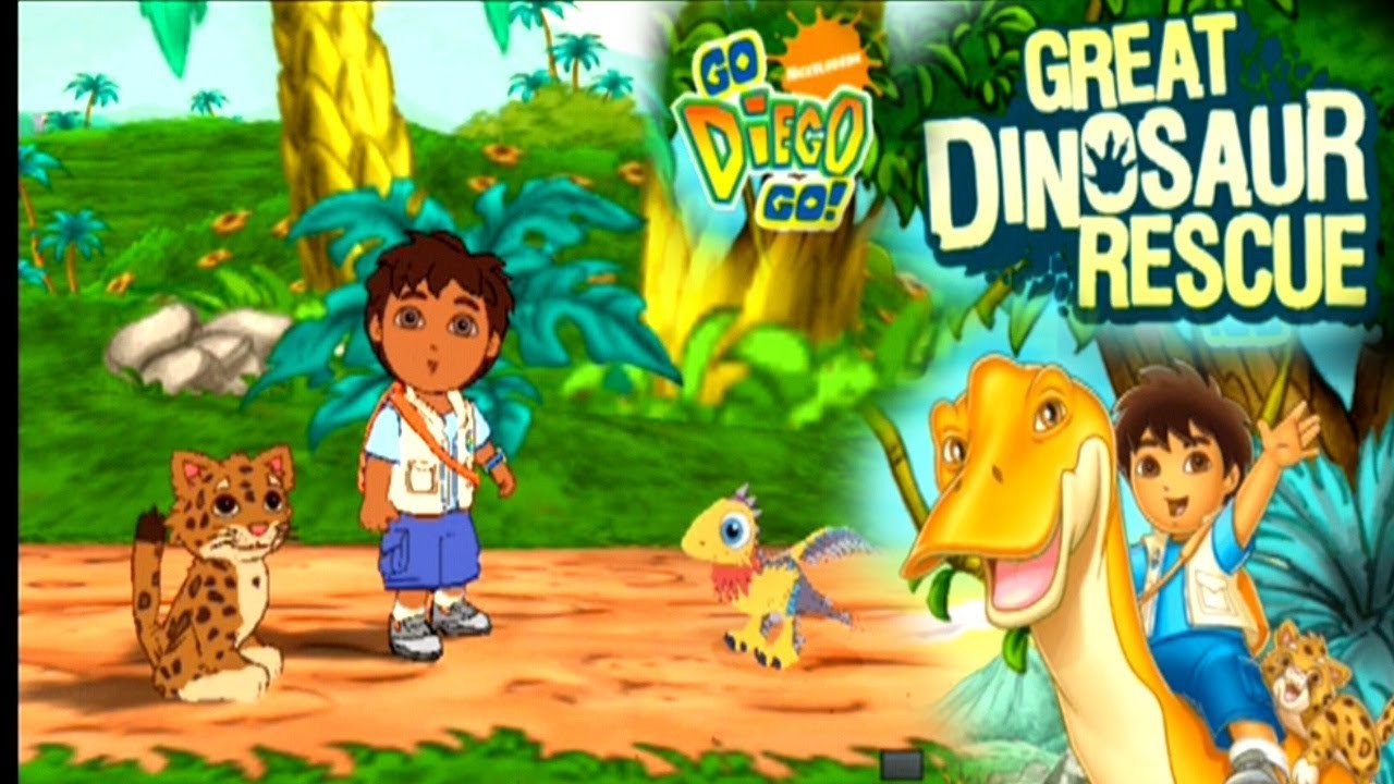 Go Diego Go! Great Dinosaur Rescue Super Kids Games Part 6 of 8 - YouTube