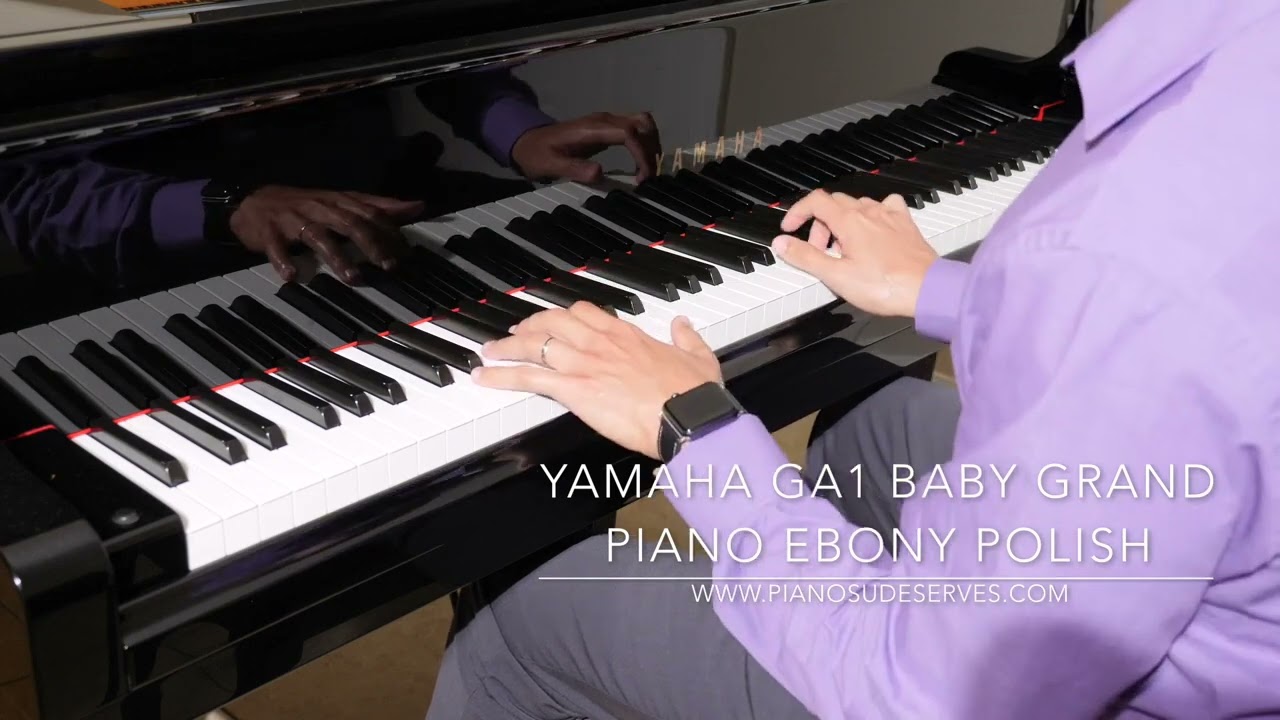 Yamaha GA1 Baby Grand Piano 5'0' Ebony Polish - Video Demo - YouTube