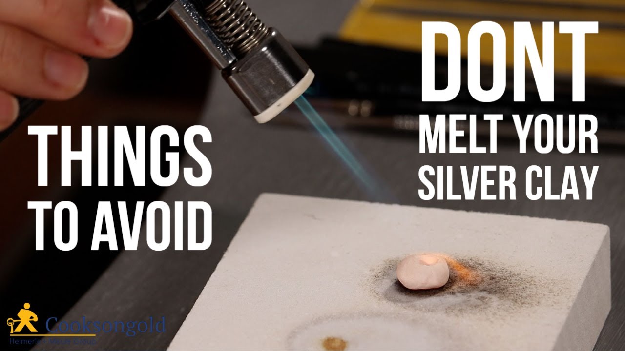 How To Torch Fire Silver Clay - YouTube