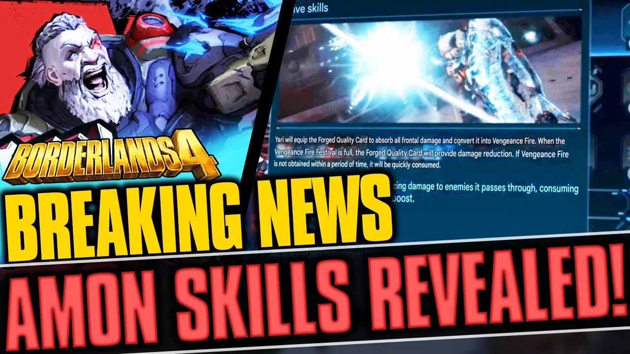 AMON ACTION SKILLS REVEALED! - BORDERLANDS 4 BILIBILI WORLD ...