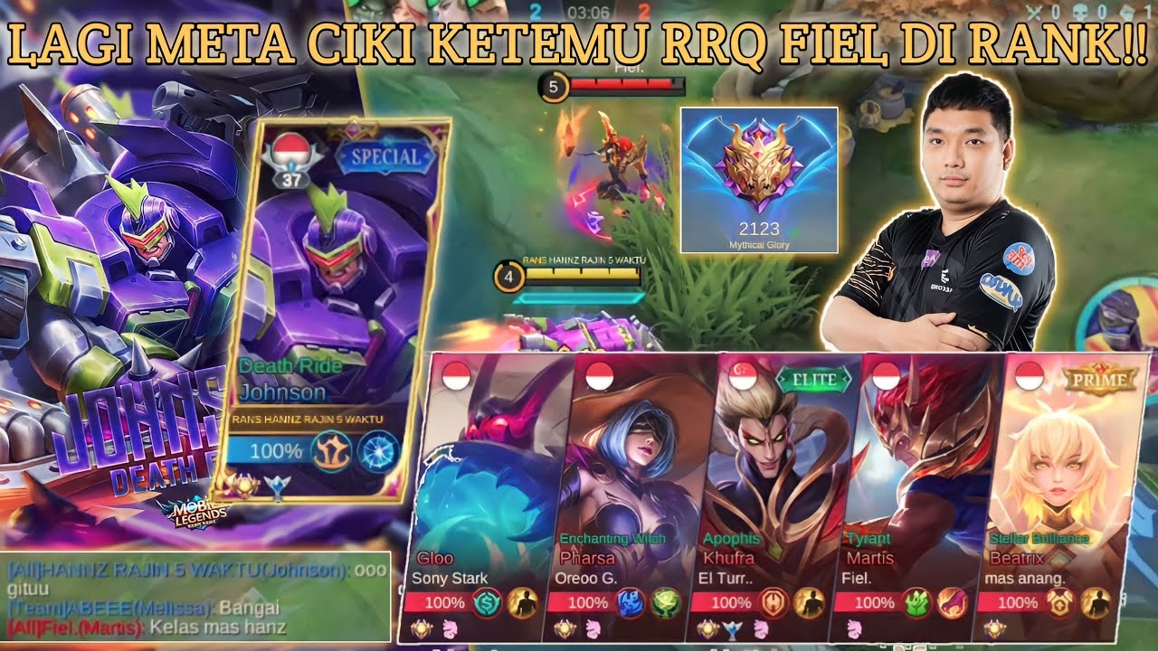 LAGI LAGI META CIKI KETEMU PARTYAN RRQ FIEL DI RANK!! MYTICAL GLORY ...