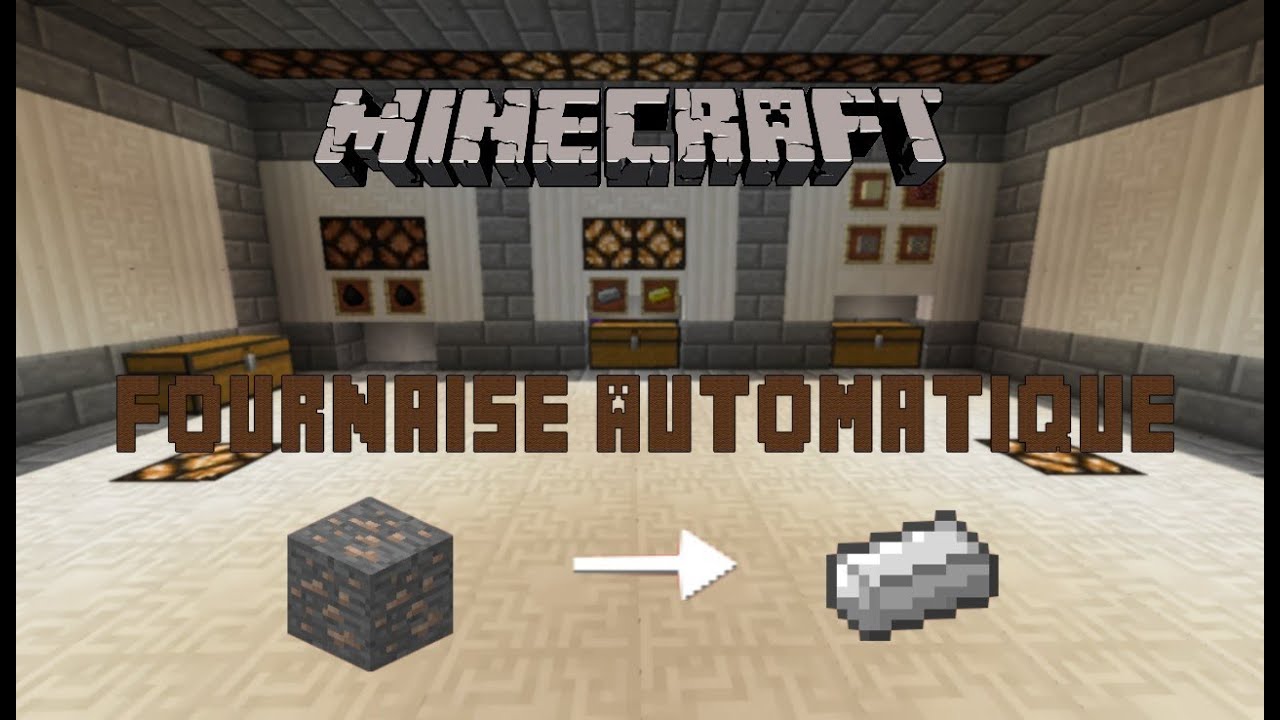 Minecraft - Fournaise Automatique - YouTube