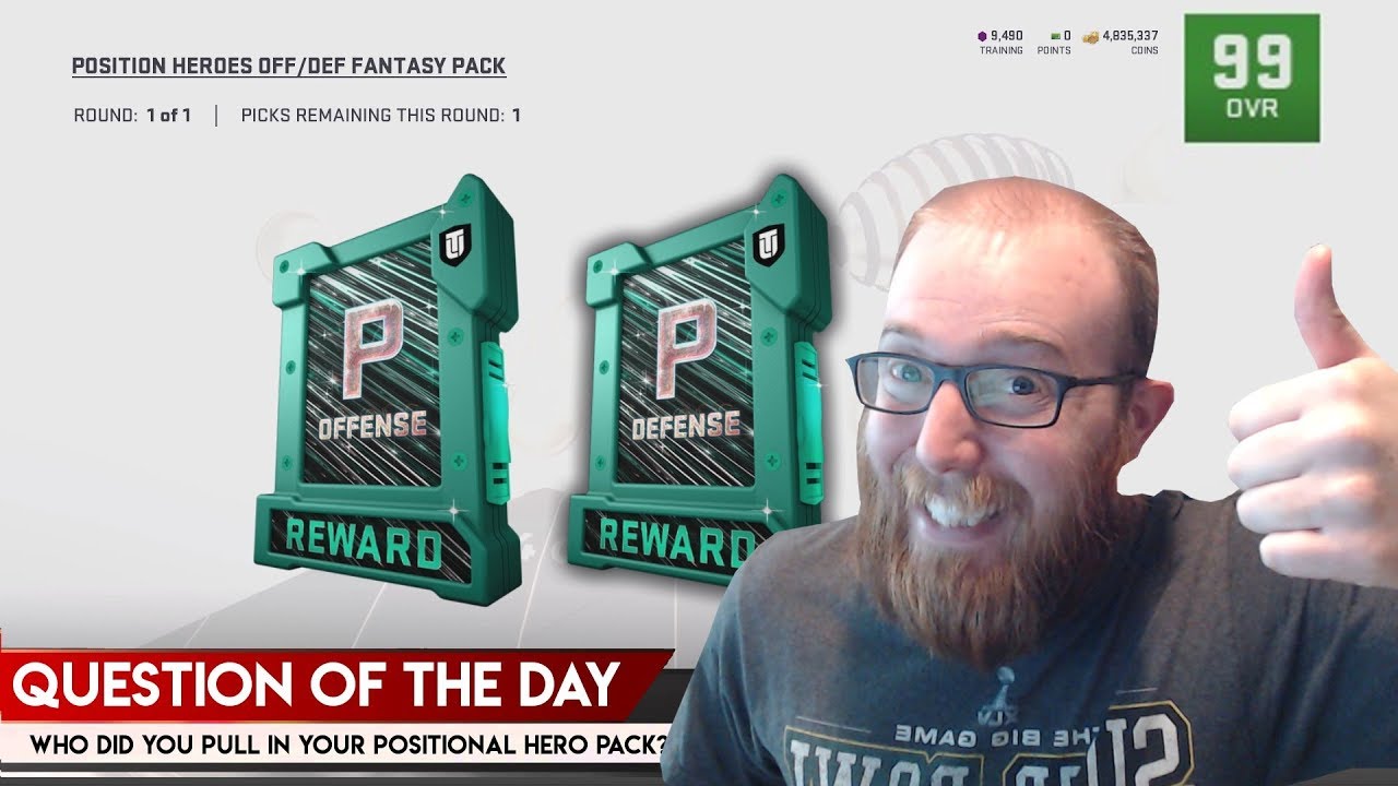 First 99 Overall No Money Spent Team! Free 99 Positional Hero Pack ...