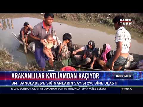 Arakanlılar katliamdan kaçıyor
