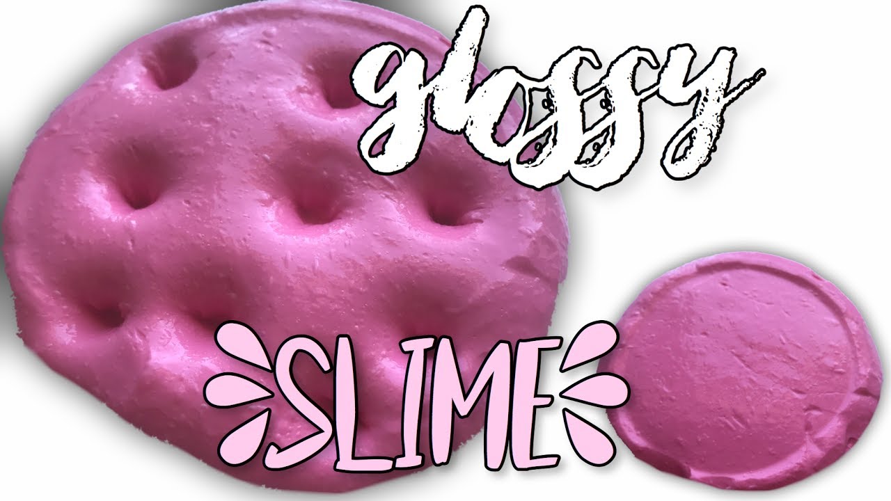 DIY GLOSSY/ CLICKY SLIME! slime tutorial || ZainaDIY - YouTube