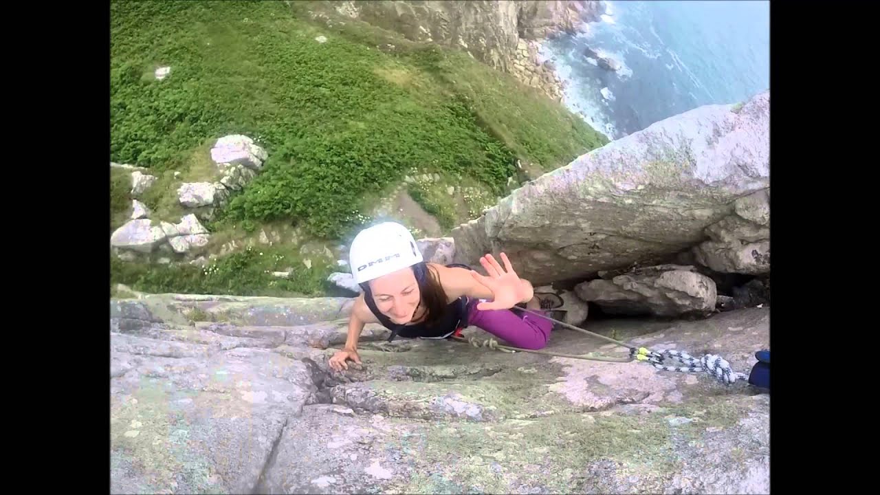 Rock climbing in Cornwall with Kernow Coasteering - YouTube