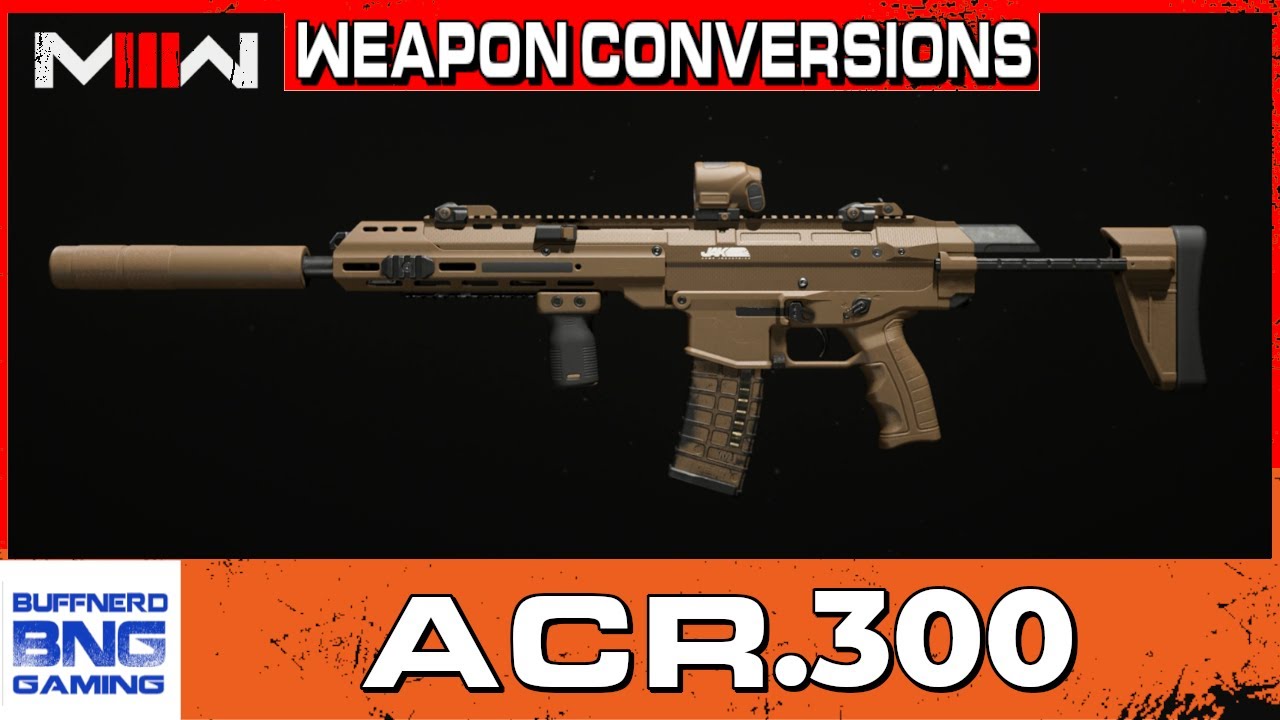 Bushmaster ACR .300BLK - Weapon Conversion - Call Of Duty Modern ...