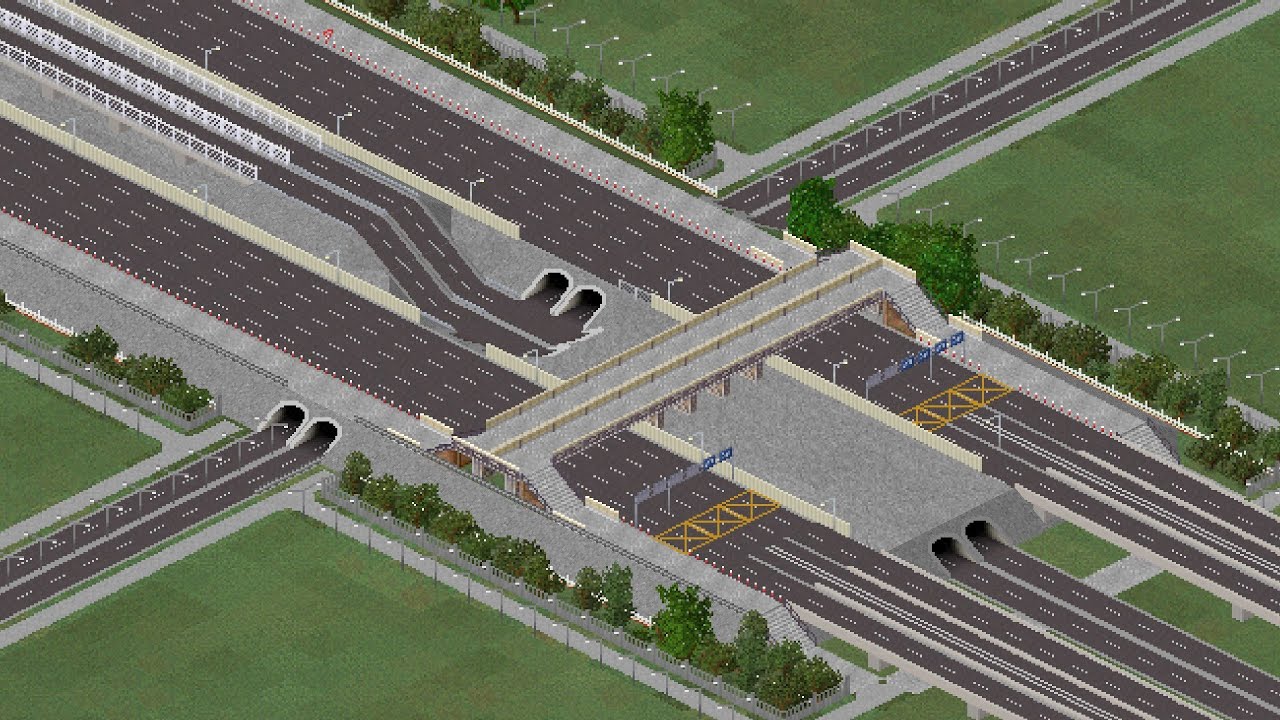 How to Built this Highway system in Theotown - YouTube