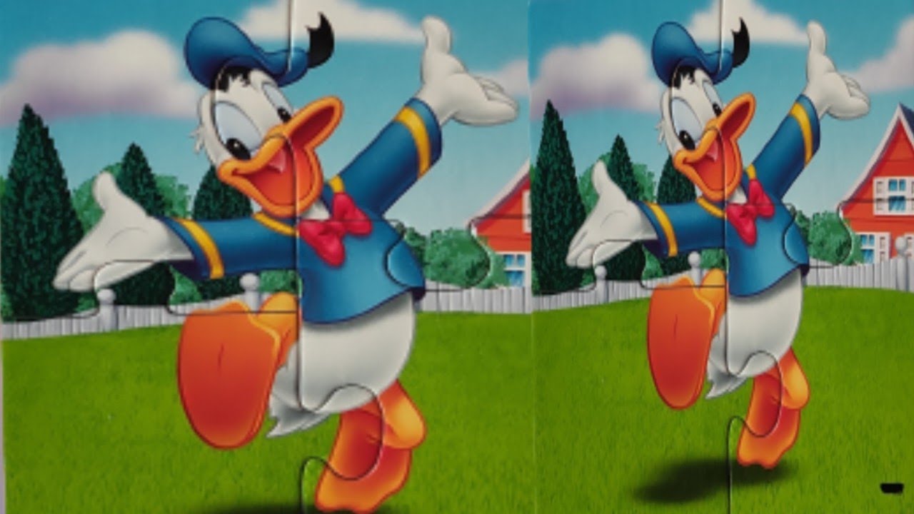 Donald Puzzle from Mickey Mouse Club House| Mickey Mouse Puzzle | Kids ...