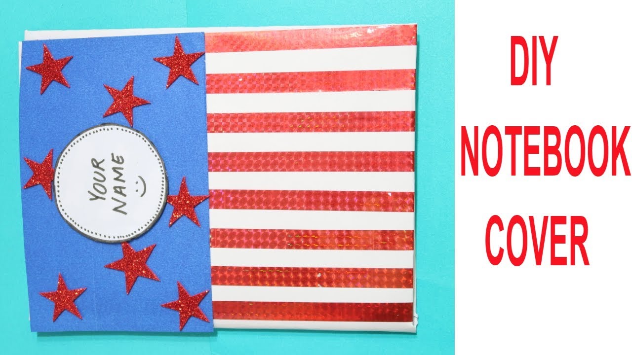 CAPTAIN AMERICA NOTEBOOK COVER | DIY NOTEBOOK COVER | DECORATE NOTEBOOK ...