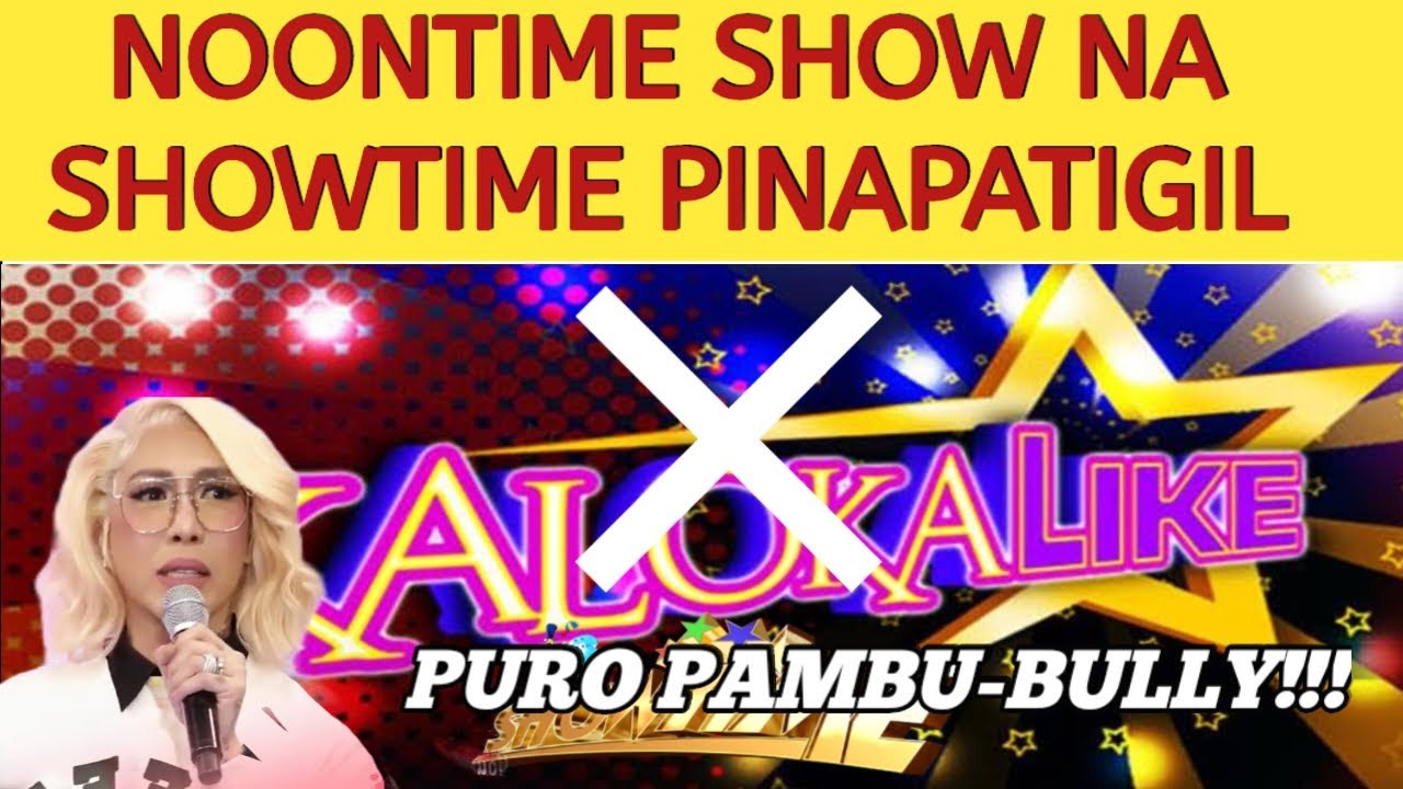 NOONTIME SHOW NA ITS SHOWTIME PINAPATIGIL 😮 - YouTube