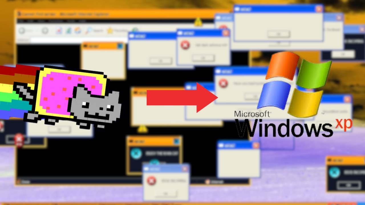 Menjalankan MEMZ TROJAN Di Windows XP - YouTube