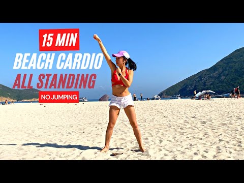 15 MIN All Standing Beach Cardio Workout without Jumping | Low Impact Workout for Toned Beach Body