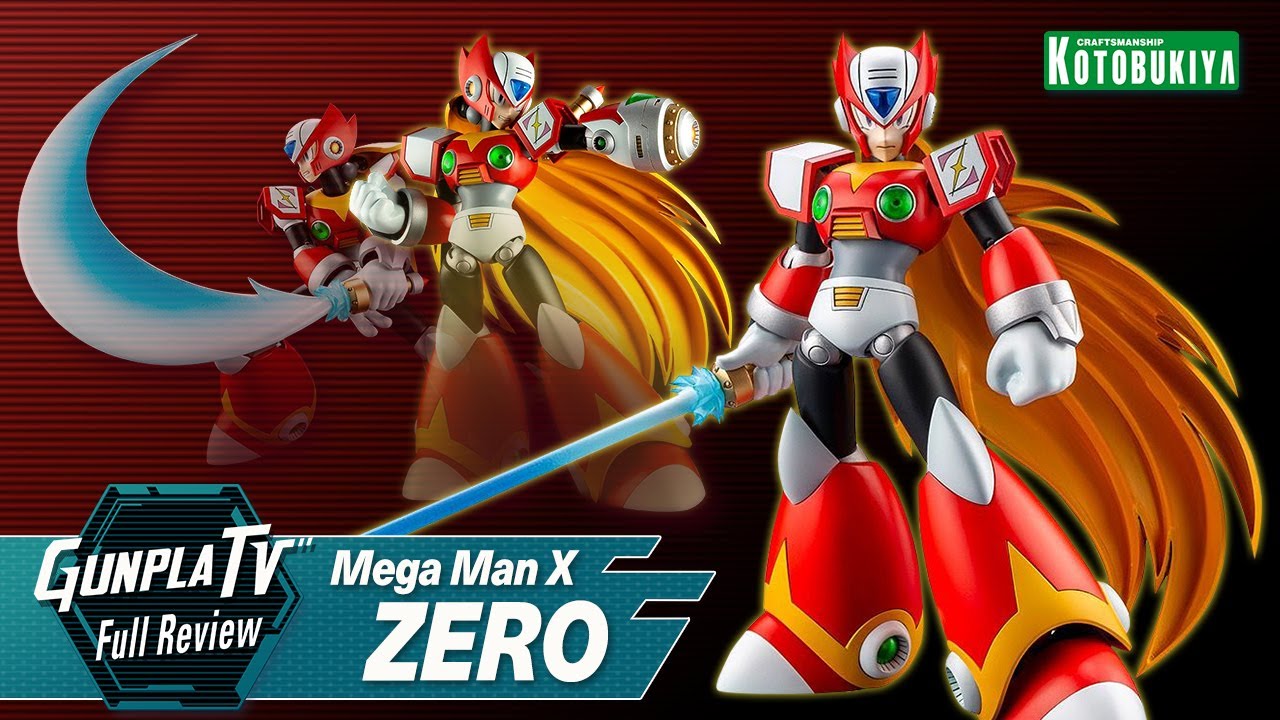 Kotobukiya's Mega Man X Zero Model Kit | Gunpla TV - YouTube