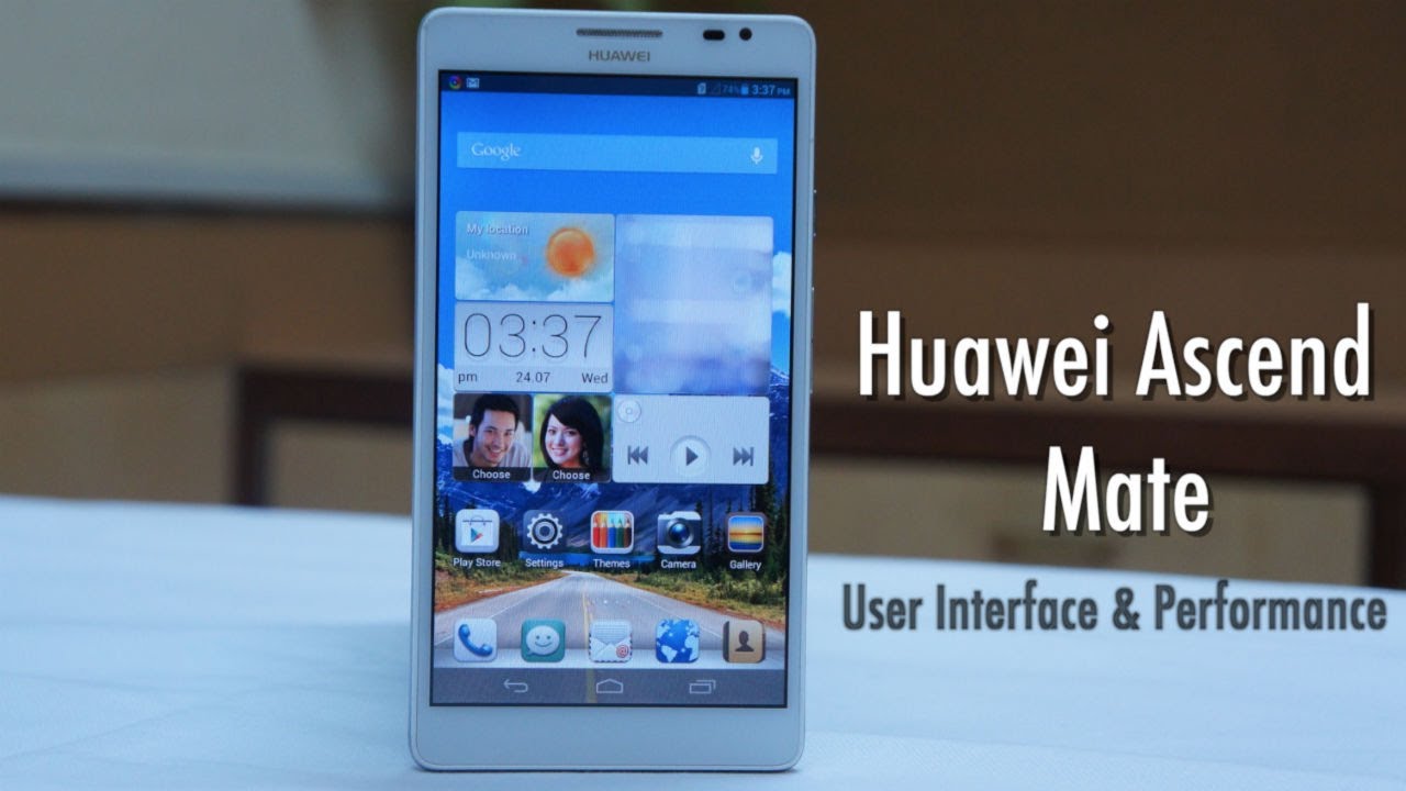 Huawei Ascend Mate Review - Performance and UI - YouTube