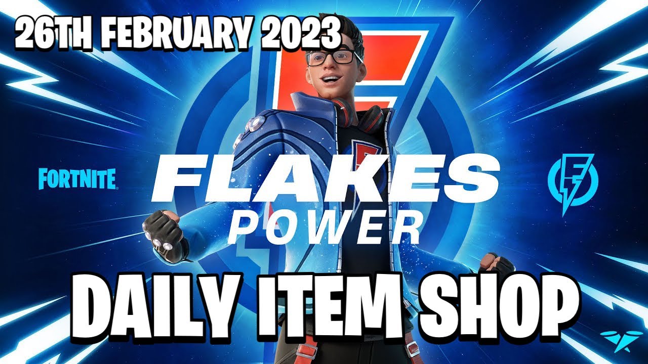 “NEW Flakes Power Bundle!” FORTNITE DAILY ITEM SHOP! 26TH FEBRUARY 2023 ...